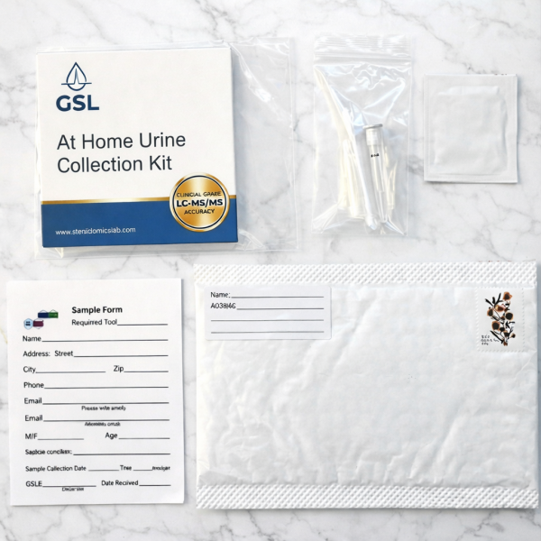 GSL Adrenal Fatigue Urine Home Test Kit - Steroidomics Lab